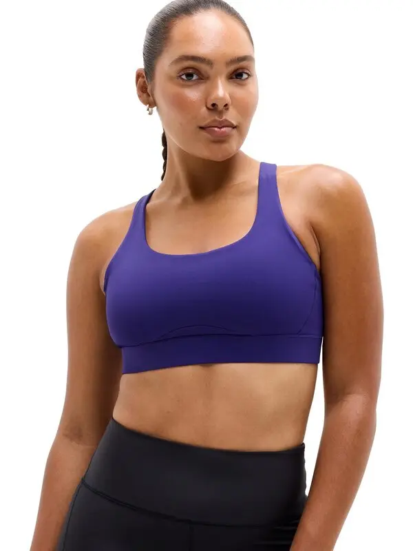 Athleta Interval Sports Bra A-c - Mystic