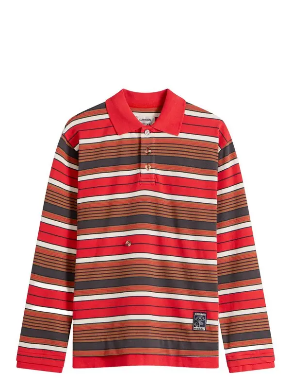 DAMSON MADDER Noah Rugby Top - Red