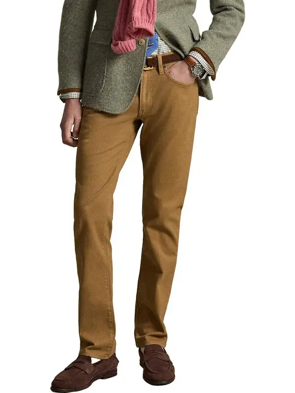 Ralph Lauren Sullivan Slim Stretch Twill Pant - Rustic Tan