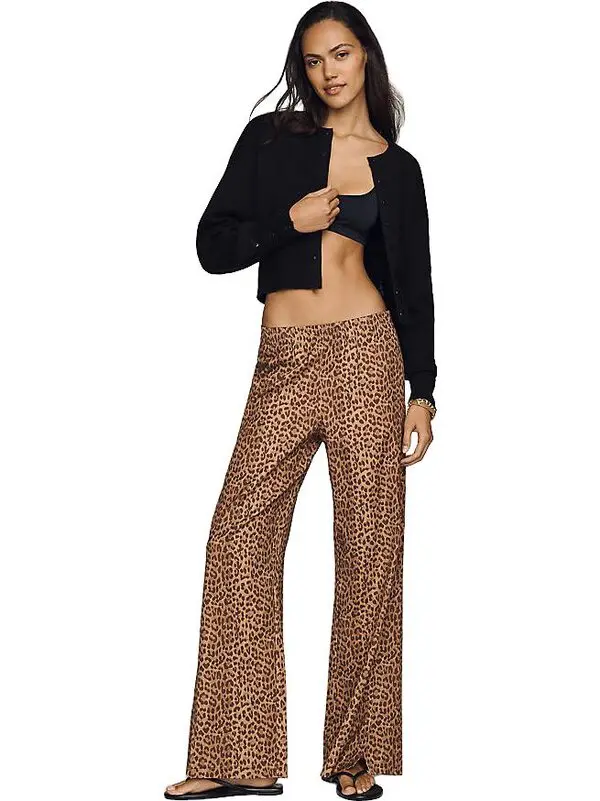 The Upside Javan Juliet Wide-leg Pants - Animals