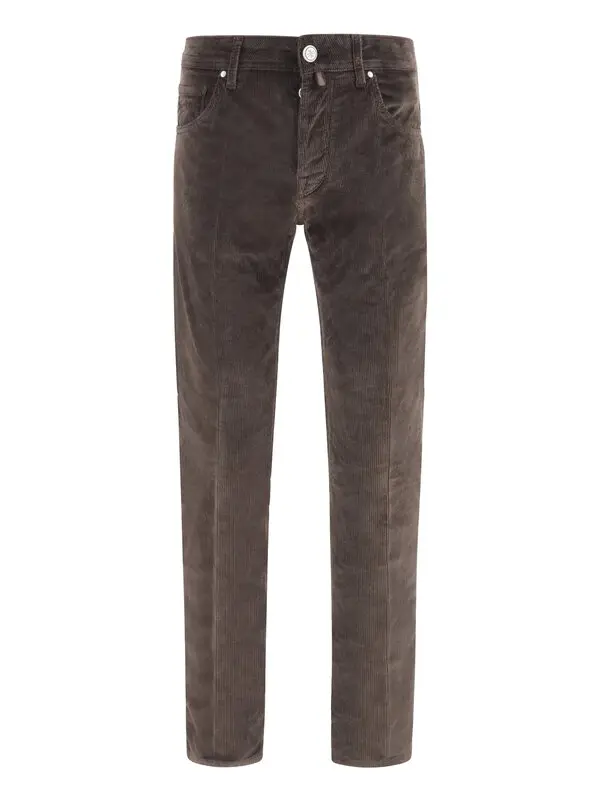 Jacob Cohen Straight-leg Corduroy Pants - Brown