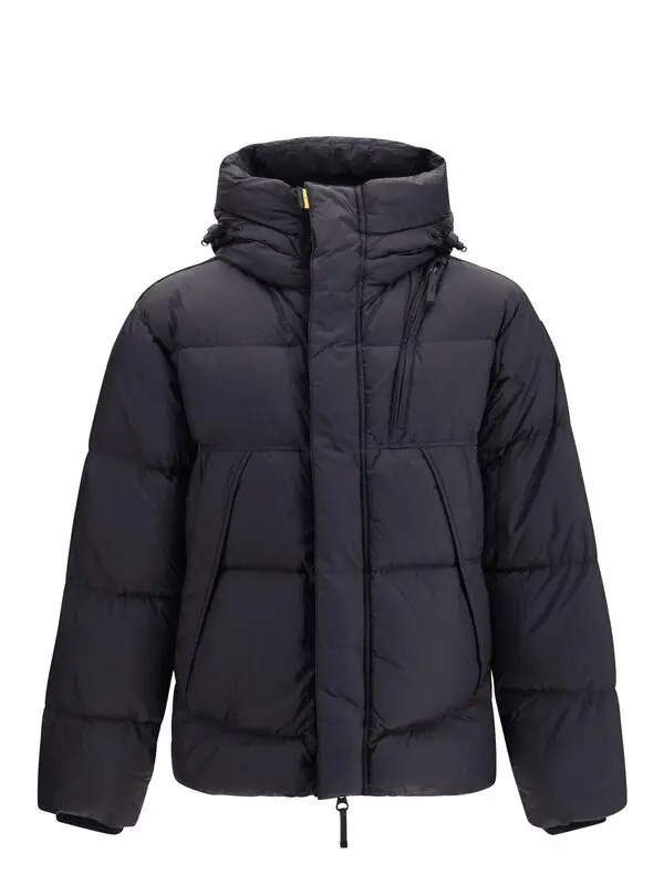 PARAJUMPERS Hooded Down Puffer Jacket - Black