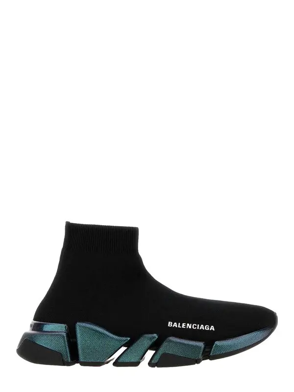Balenciaga Stretch Fabric Speed 2.0 Sneakers - Black