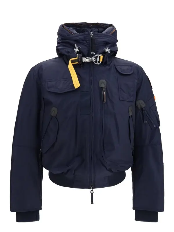 PARAJUMPERS Gobi Hooded Bomber Jacket - Blue