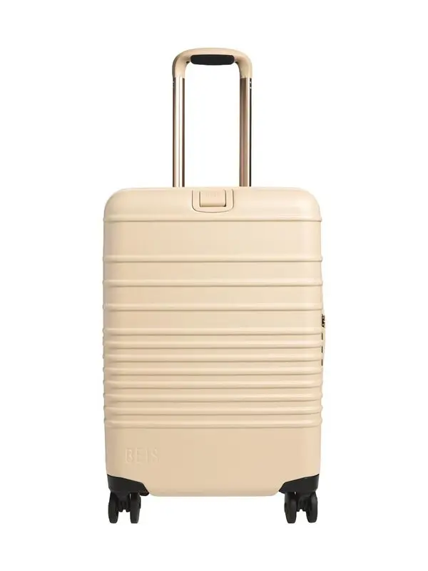 BEIS The Carry-on Roller Suitcase - Beige