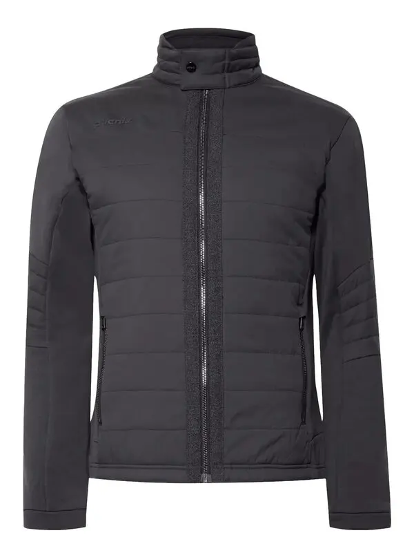 PHENIX Arosa Paneled Fleece-back Ski Jacket - Gray