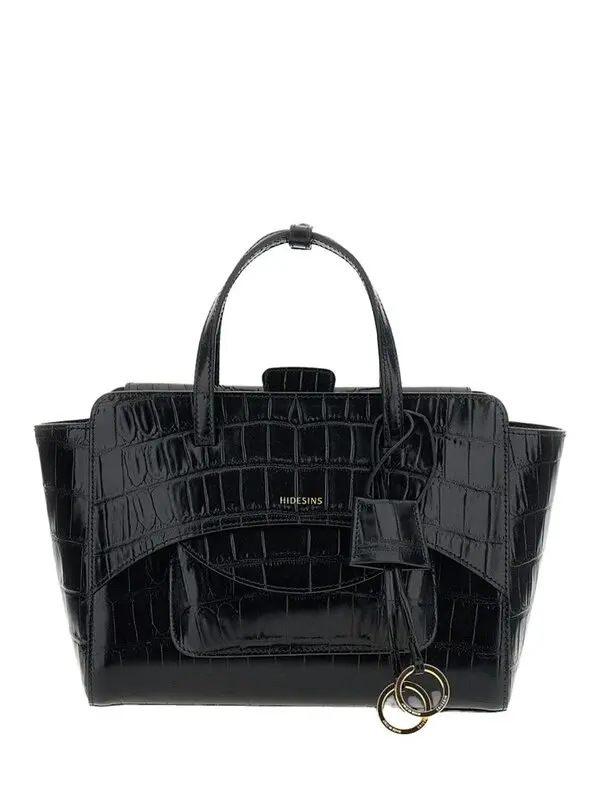 HIDESINS Flap Crossbody Bag M - Black