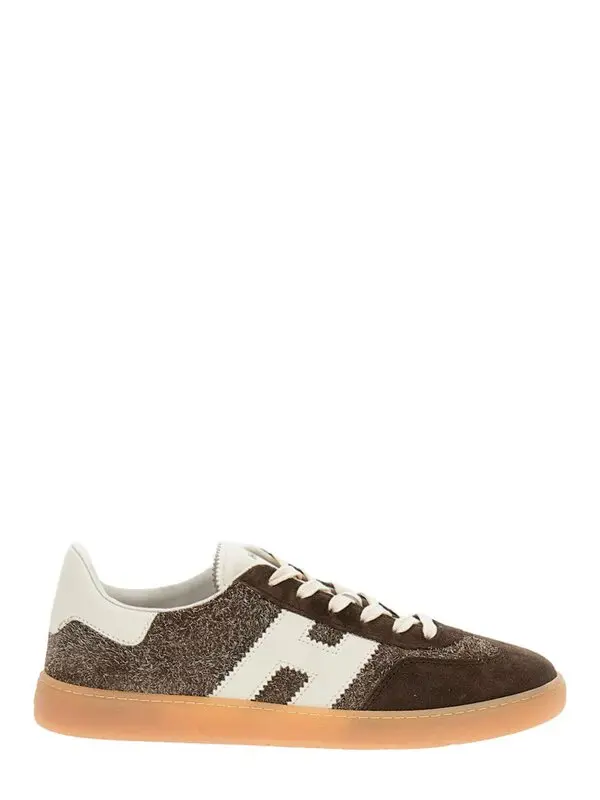 Hogan Suede Leather Lace-up Sneakers - Brown