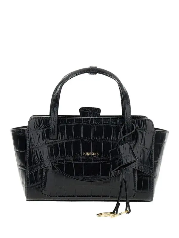 HIDESINS Shoulder Bag With Flap - Black