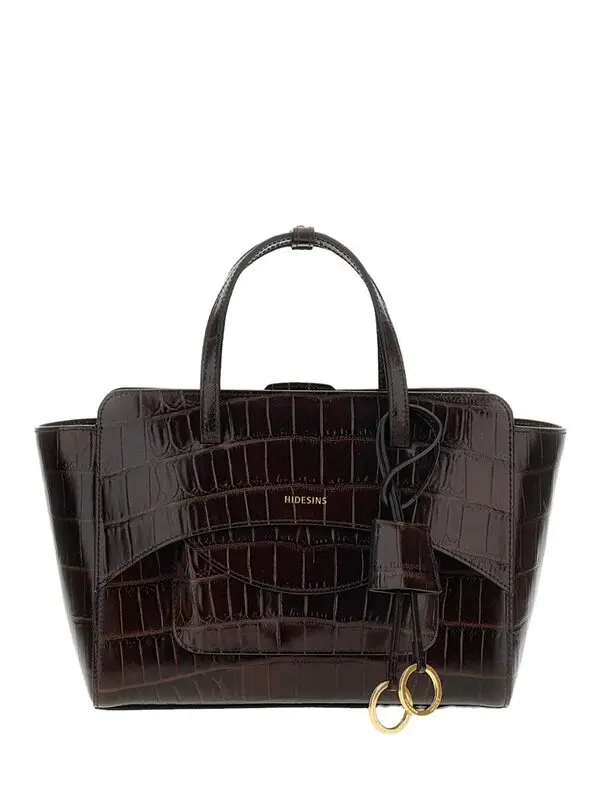HIDESINS Borsa Tracolla Flap M - Marrone