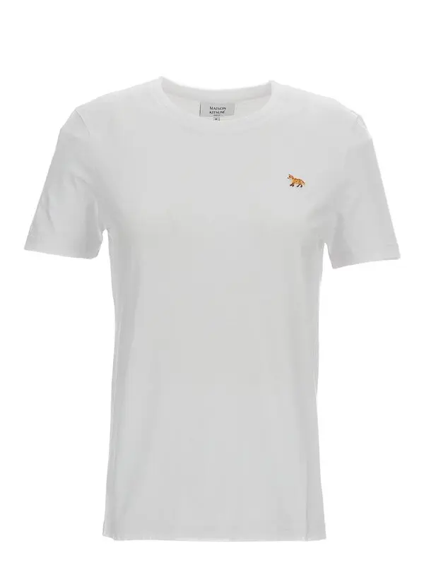 Maison Kitsuné Baby Fox Patch Logo T-shirt - Bianco