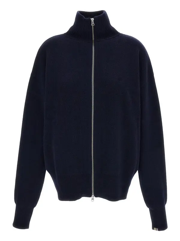 Extreme Cashmere Sporty Zip Cardigan - Blue