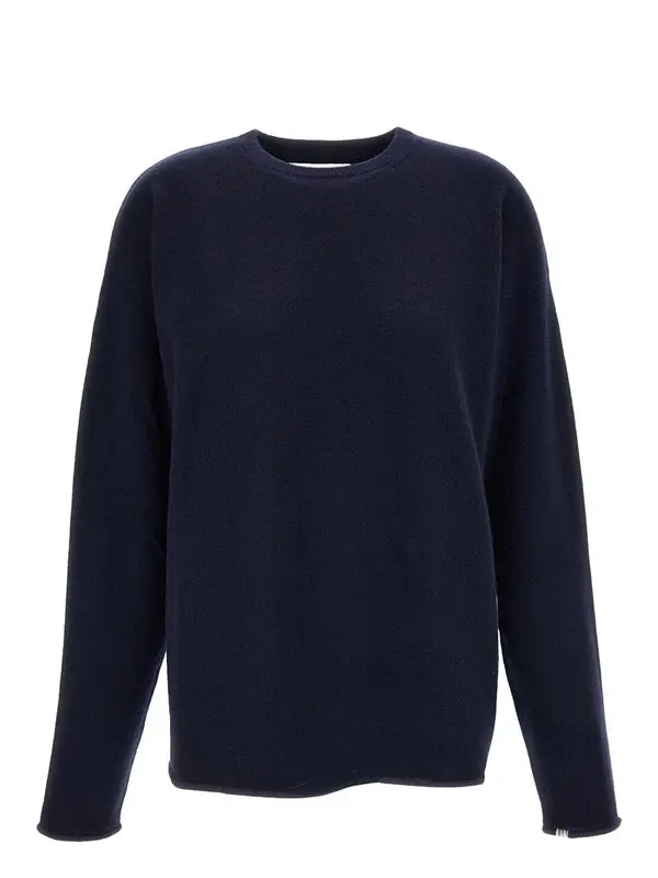 Extreme Cashmere N.493 Oversize Crew Neck Sweater Paolo - Blue