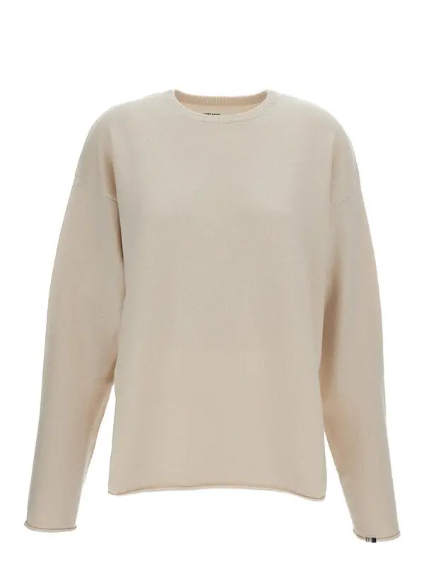 Extreme Cashmere N.493 Oversize Crew-neck Sweater - Beige