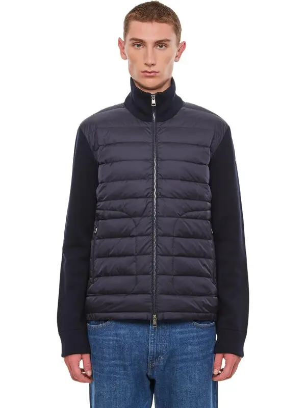 Moncler Full Zip Cardigan - Blue