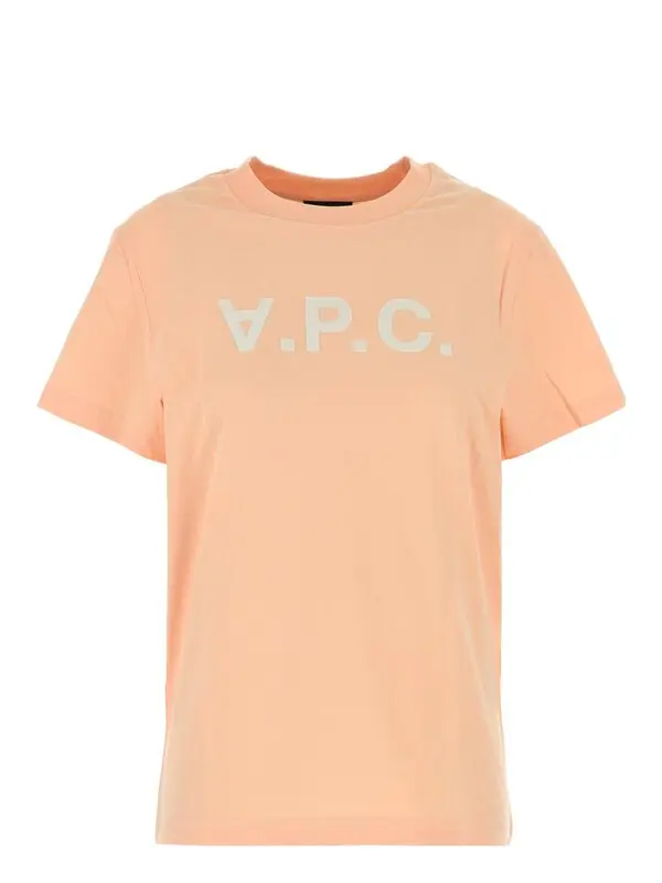 A.p.c. Cotton T-shirt - Peach