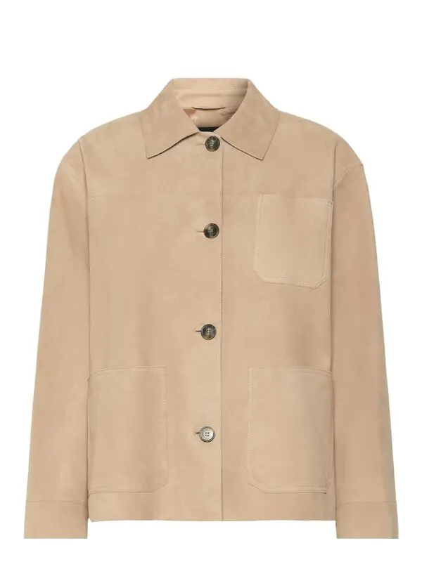 Max Mara Ghiera Button-up Jacket - Beige