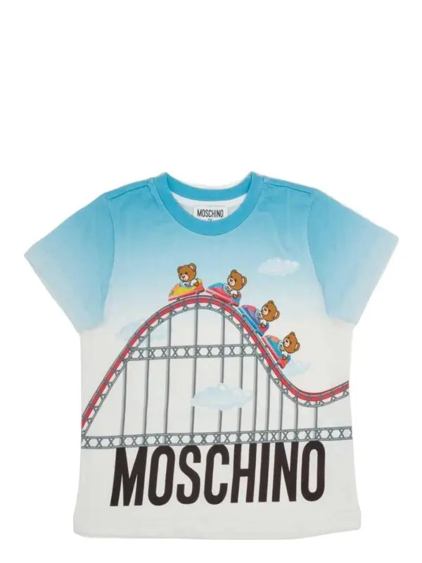 Moschino Teddy Logo Print T-shirt - White