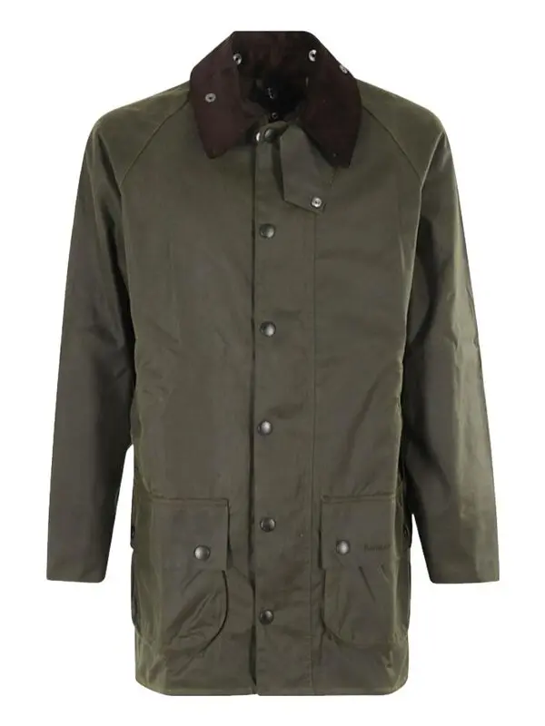 Barbour Press-stud Fastened Straight Hem Coat - Black