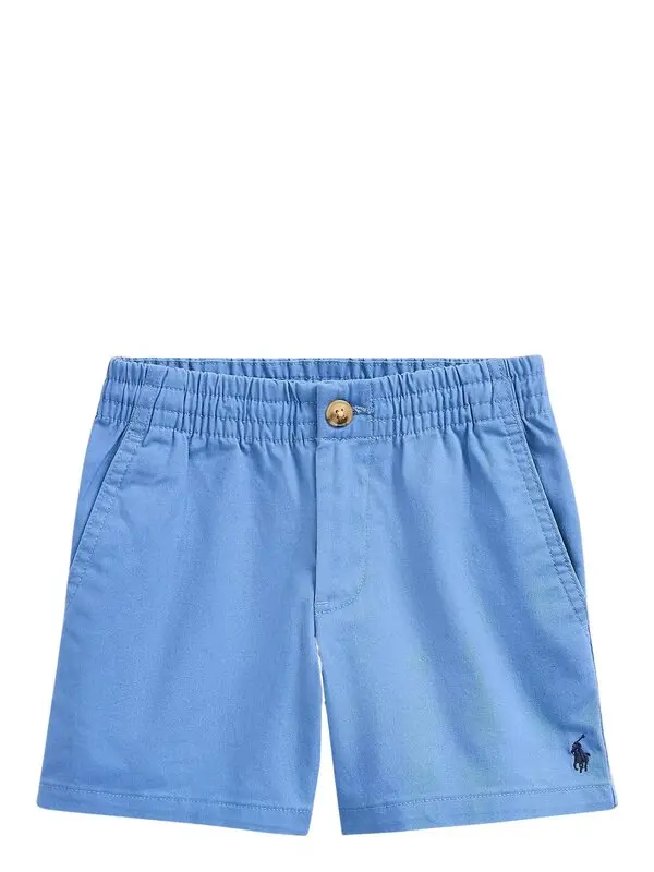 Polo Ralph Lauren Elastic Waist Shorts With Drawstring - Blue