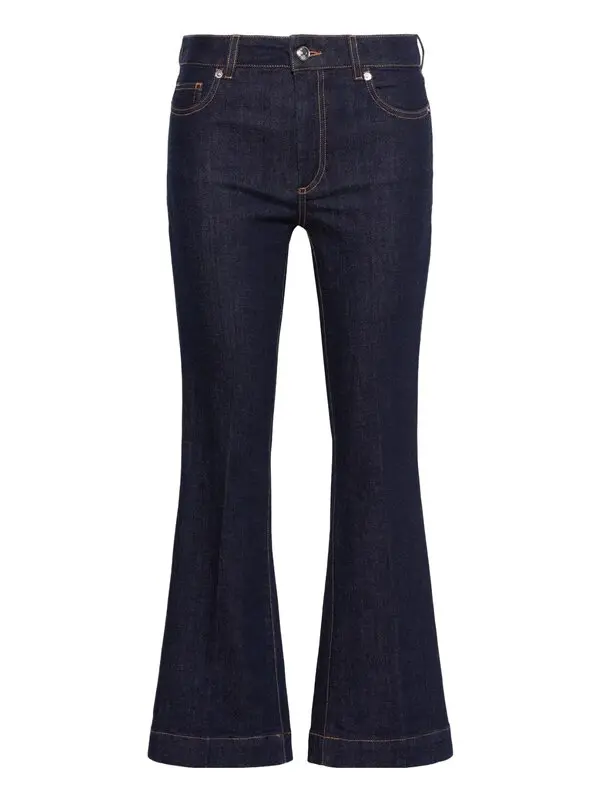 Sportmax Belt Loop Jeans - Black