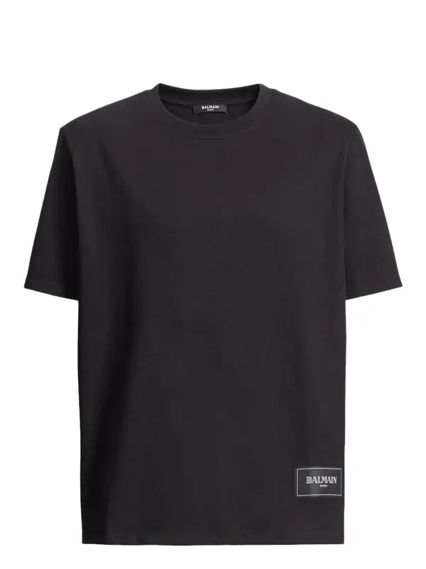 Balmain Logo Patch T-shirt Pack - Black