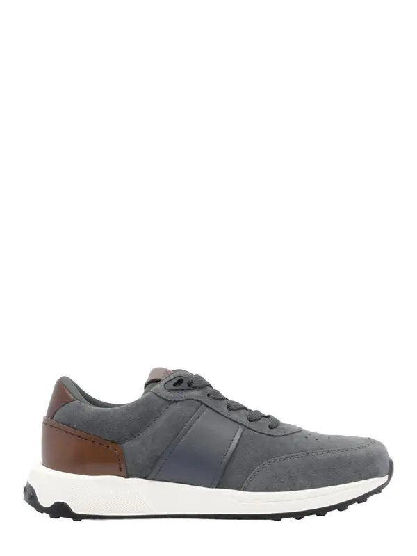 TOD'S Panelled Lace-up Sneakers - Gray