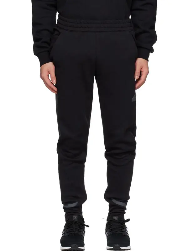ADIDAS ORIGINALS Adidas Gameday Logo Patch Track Pants - Black