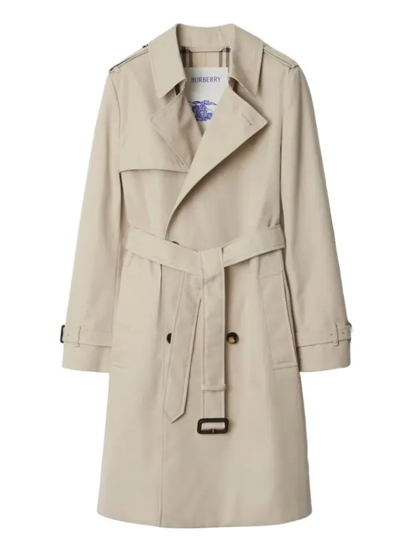 Burberry Belted Trench Coat - Taupe
