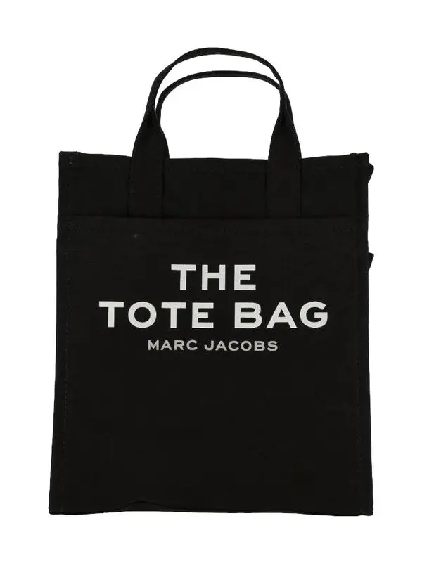 Marc Jacobs Logo Printed Tote Bag - Black