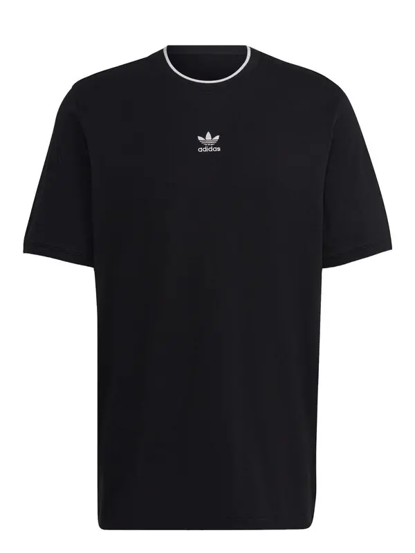 Adidas Originals Rekive Logo Embroidered T-shirt - Black