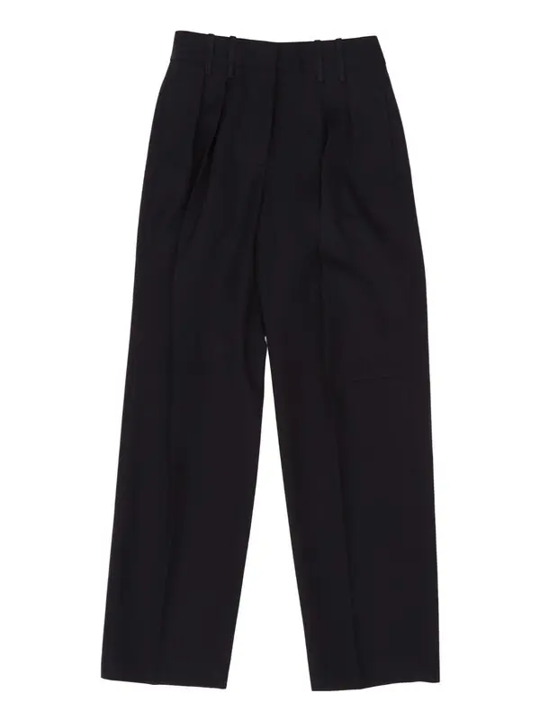 JIL SANDER Gabardine Trousers - Black