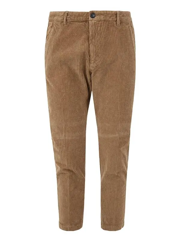 Dsquared2 Cropped Corduroy Trousers - Brown