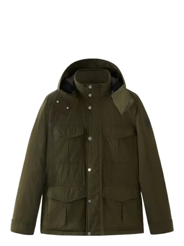 Woolrich Hooded Down Jacket - Black