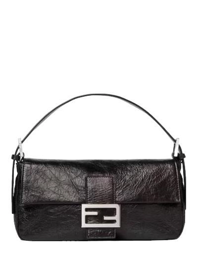 Fendi Baguette Shoulder Bag - Black