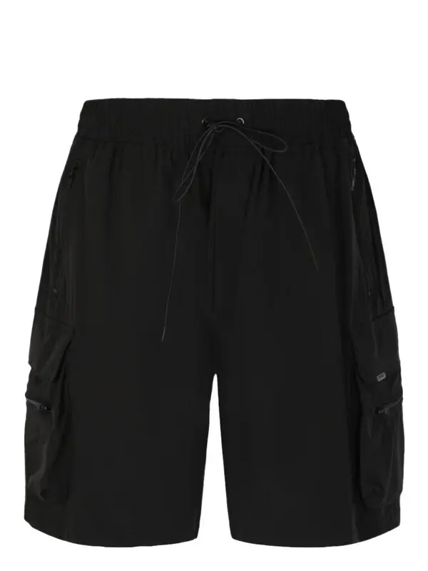 REPRESENT Drawstring Bermuda Shorts - Black