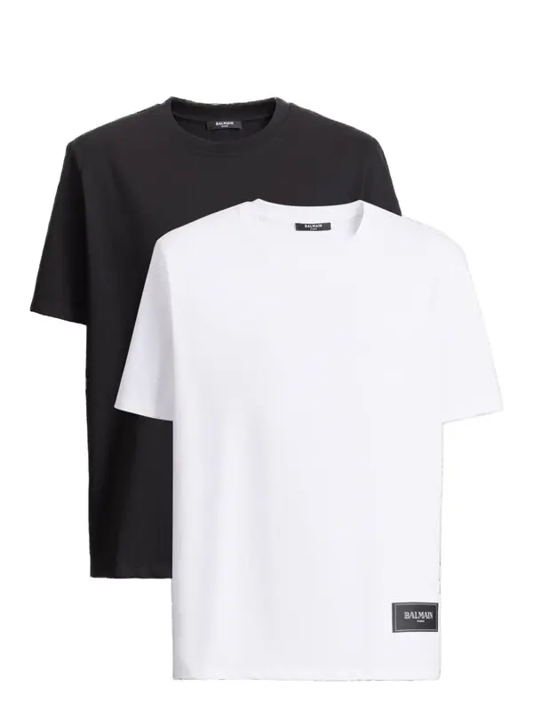 Balmain Pack Of 2 Vintage T-shirts - White