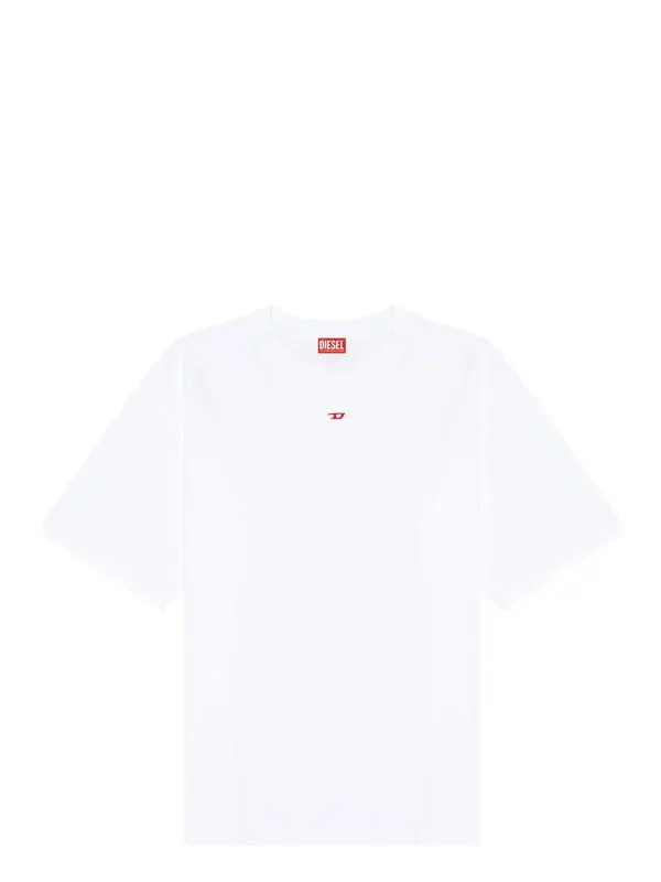 DIESEL® T-boxt-d Embroidered D Patch Crewneck T-shirt - White