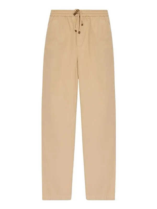 Woolrich Loose Fit Drawstring Trousers - Beige