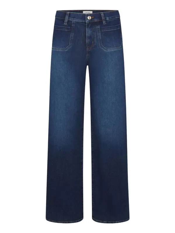 FRAME Le Slim Palazzo Belt Loop Jeans - Savior