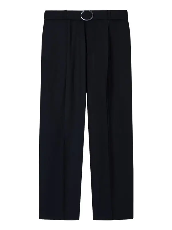 Emporio Armani Tailored Trousers With Belt - Black