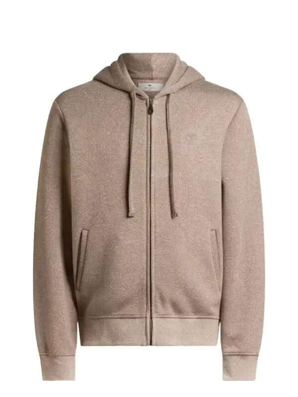 Etro Paisley Zip-up Hoodie - No