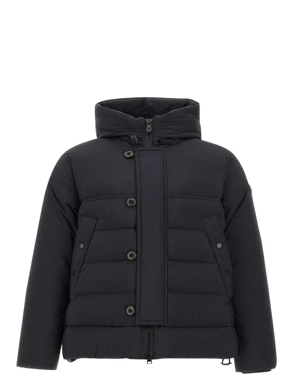 Peuterey Eddie Hooded Down Jacket - Black