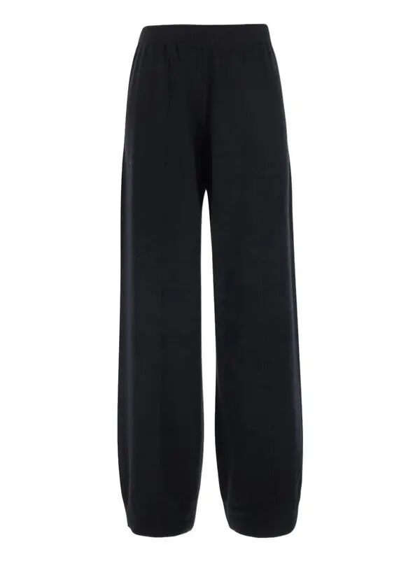 Fabiana Filippi Elasticated Knitted Trousers - Black