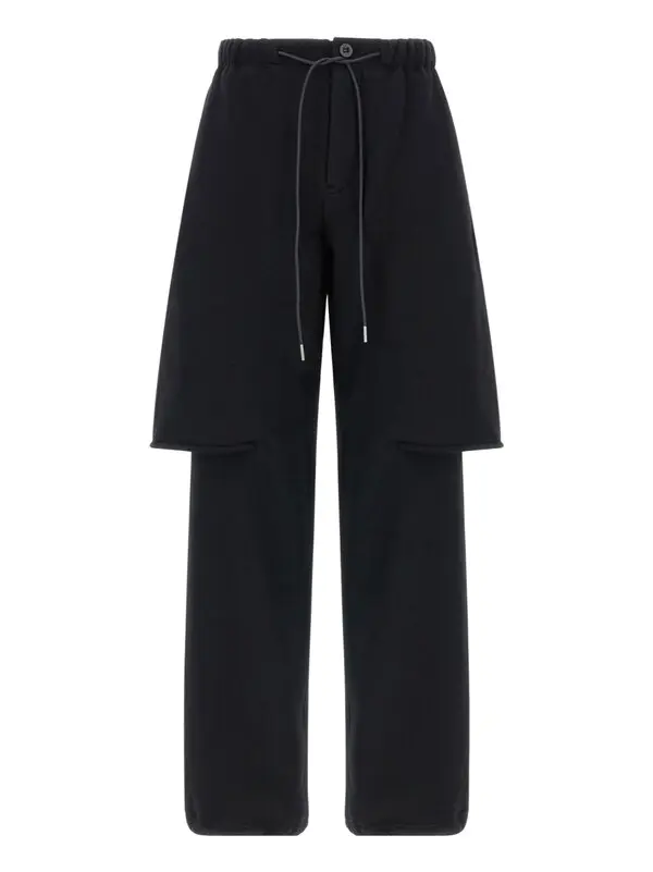 Sacai Trompe L'oeil Bermuda Pants - Black