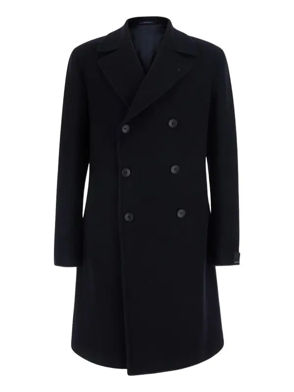 Tagliatore Long-sleeved Coat - Blu