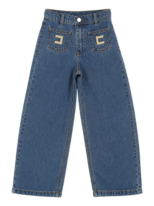 Elisabetta Franchi Belt-loop Jeans - Blue
