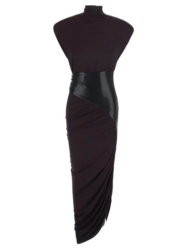 Andamane Ursula Draped Midi Dress - No