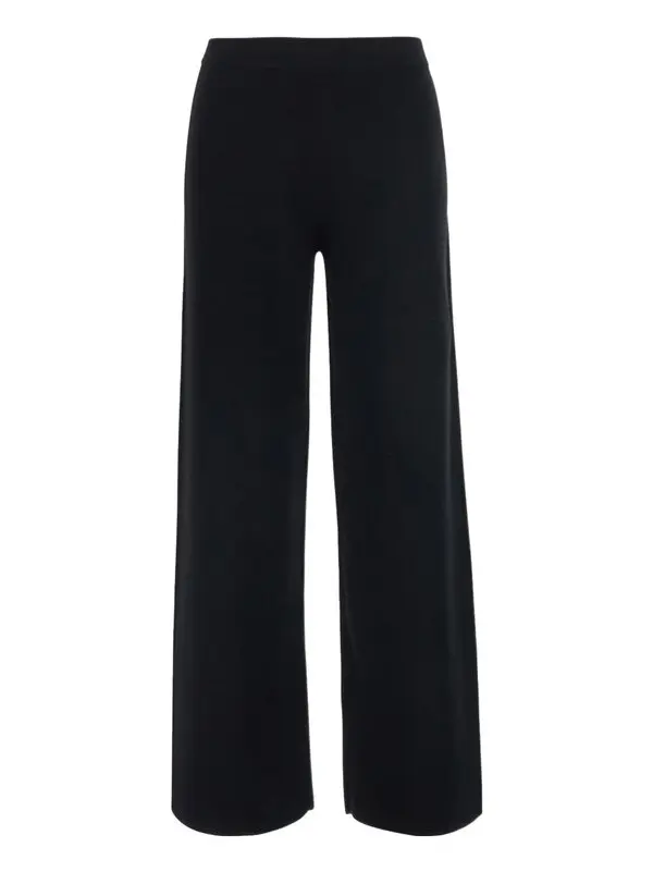 P.a.r.o.s.h High-waisted Straight-leg Trousers - Black
