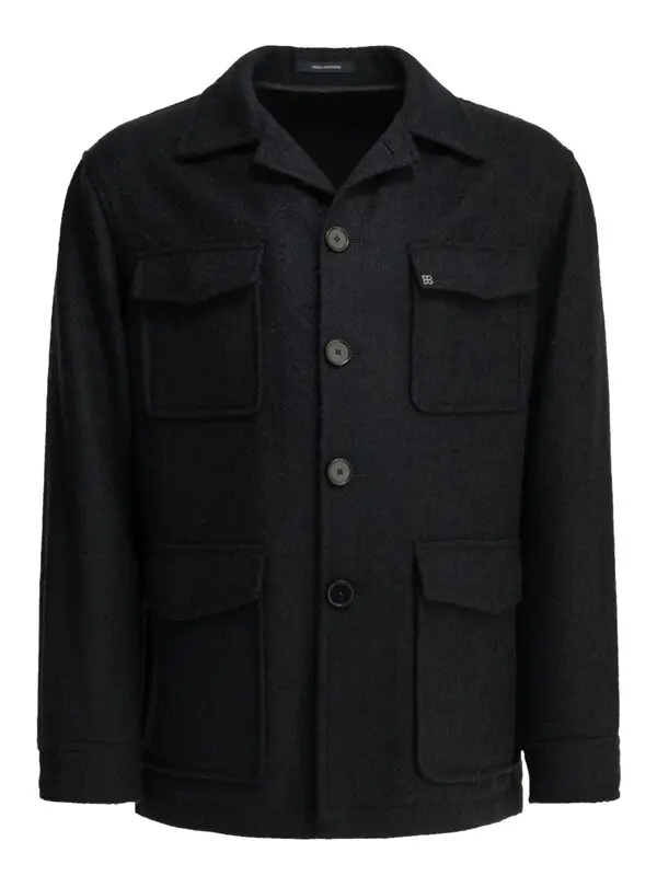 Tagliatore Milton' Overshirt Jacket - Blue